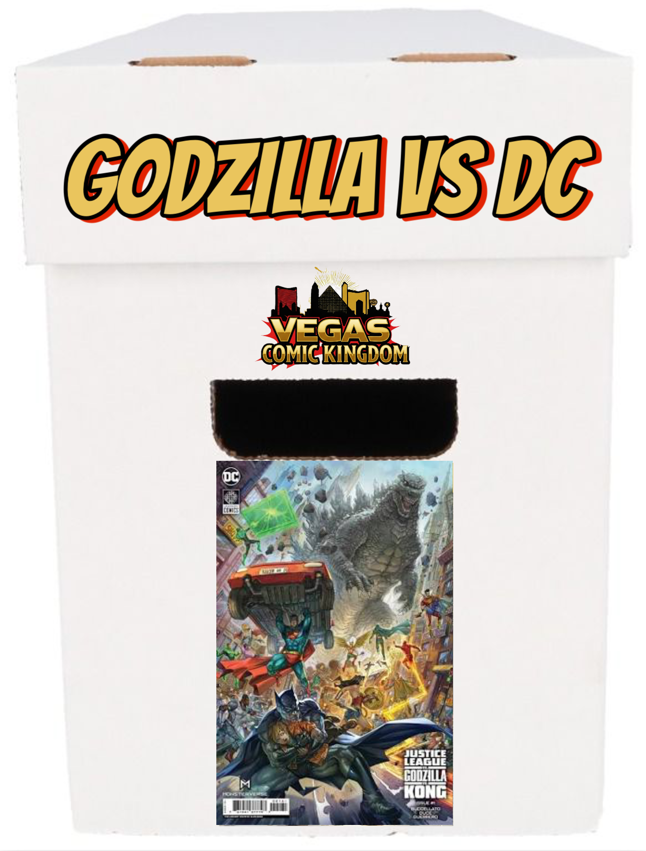 Godzilla vs DC – The Vegas Comic Kingdom