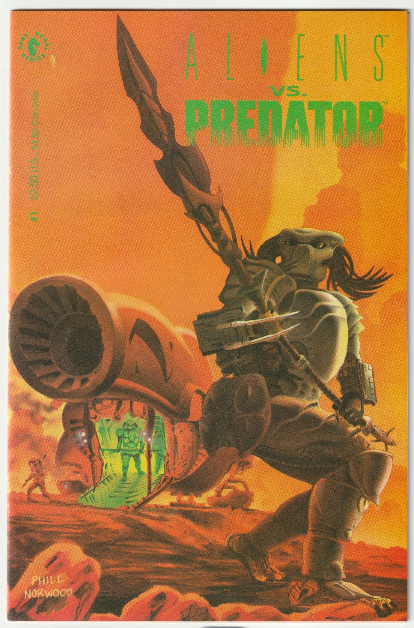 Aliens vs. Predator #1 (Dark Horse Comics, 1990) – The Vegas Comic Kingdom