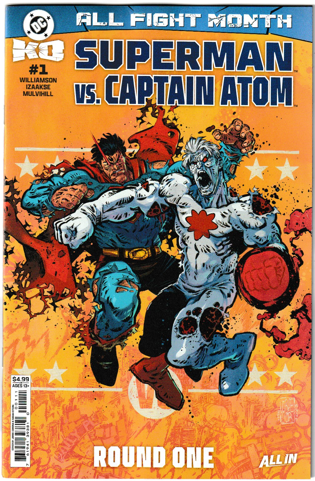 DC K.O. Superman vs. Captain Atom #1 (One Shot) Cvr A (Jorge Corona) D ...