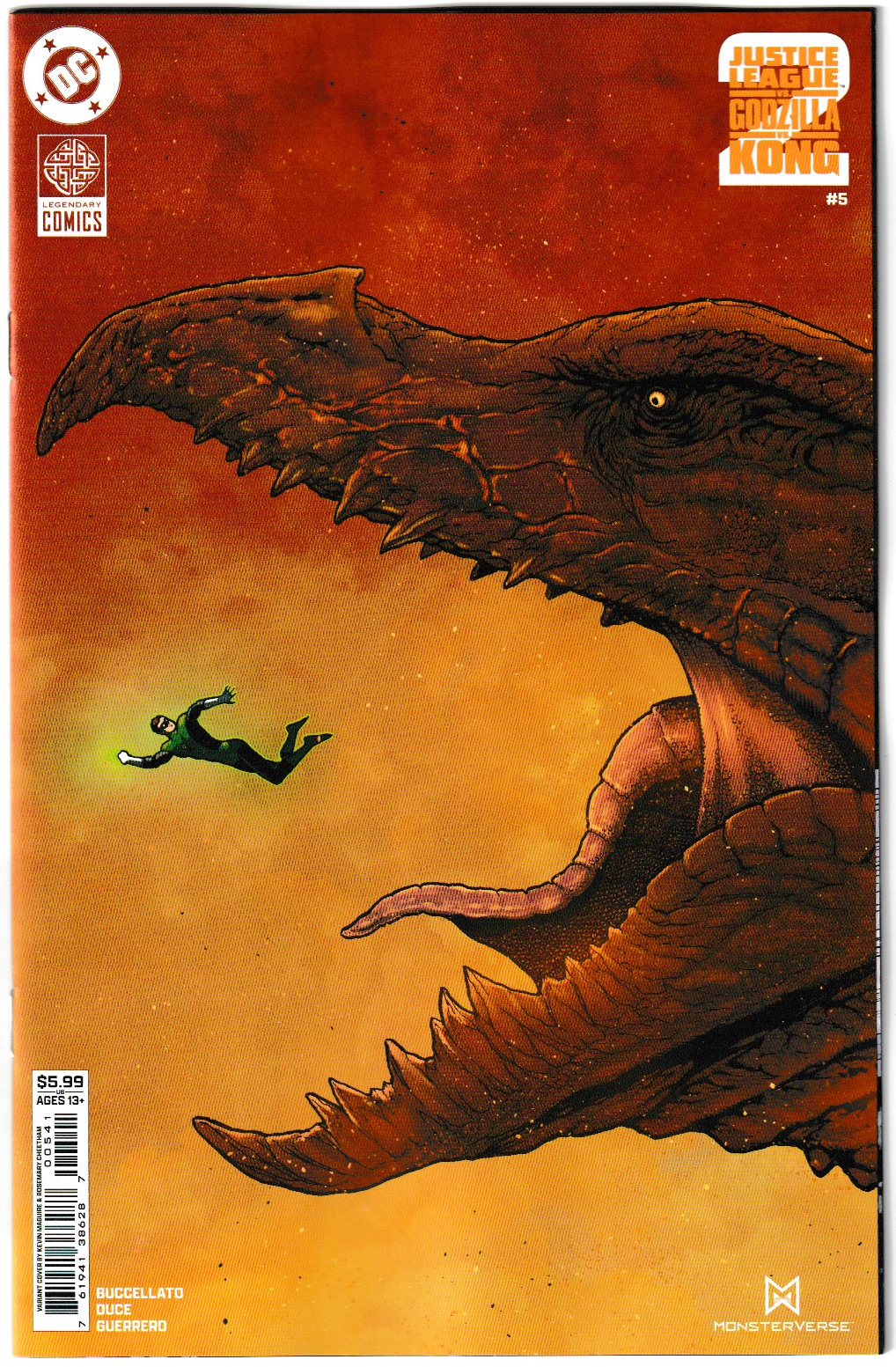 Justice League vs. Godzilla vs. Kong 2 #5 (of 7) Cvr D Kevin Maguire C ...