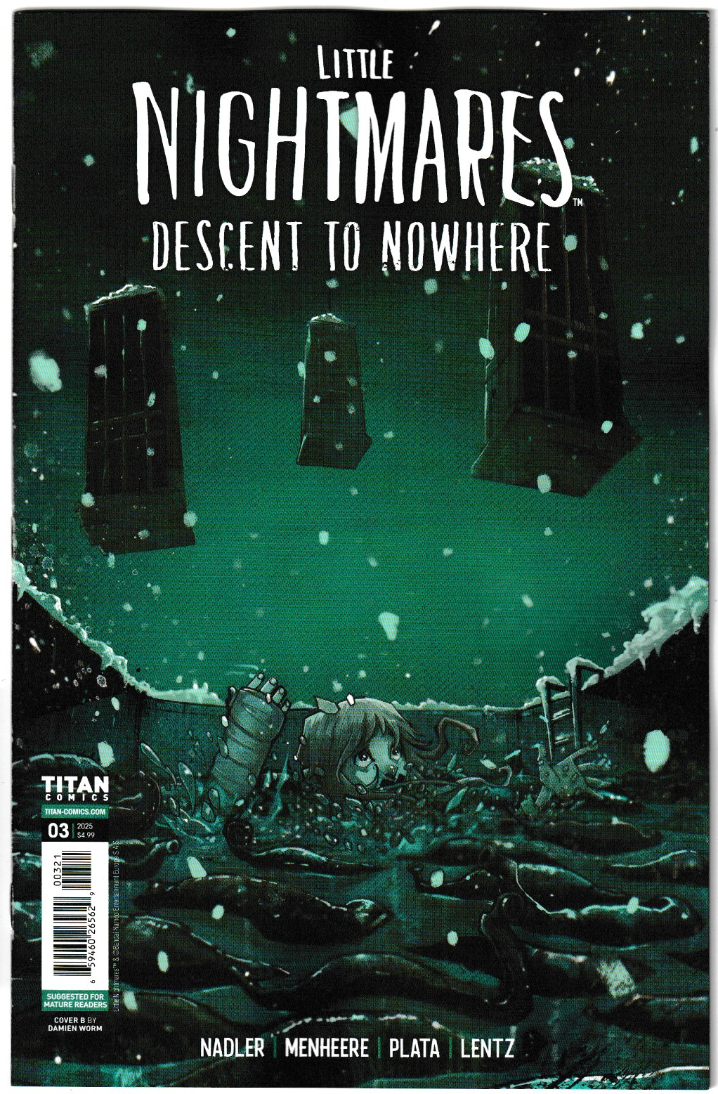 LITTLE NIGHTMARES DESCENT TO NOWHERE #3 (OF 4) Cvr B Damien Worm Var ...