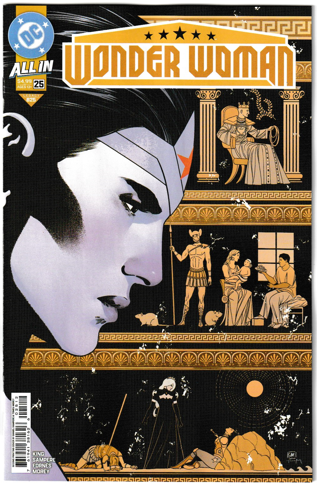 Wonder Woman #25 Second Printing Cvr A Daniel Sampere (DC Comics 2025 ...